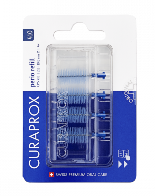 Curaprox CPS 410 perio refill, himmelsblå 10 x 4 stk.