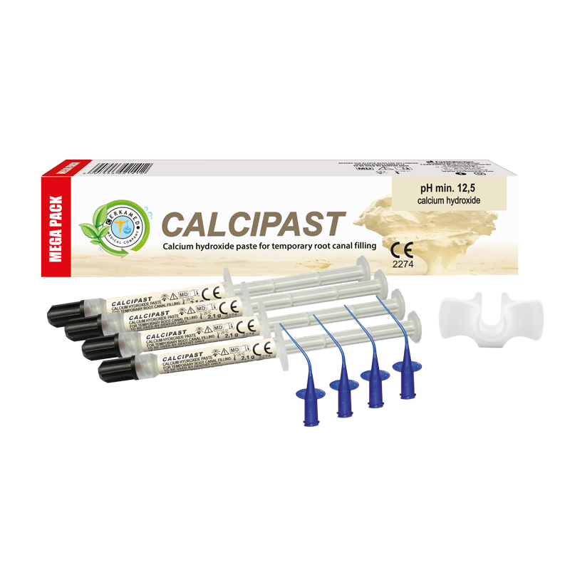 Calcipast Kalsiumhydroksid 2.1g sprøyte, 4 stk