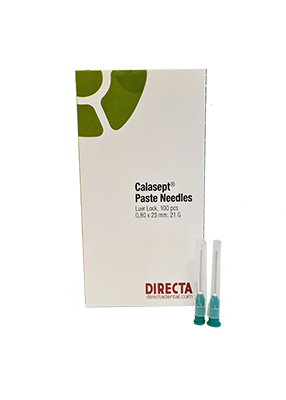 Calasept Pasta Kanyler Luer 0.8x23mm 21G, 100 stk