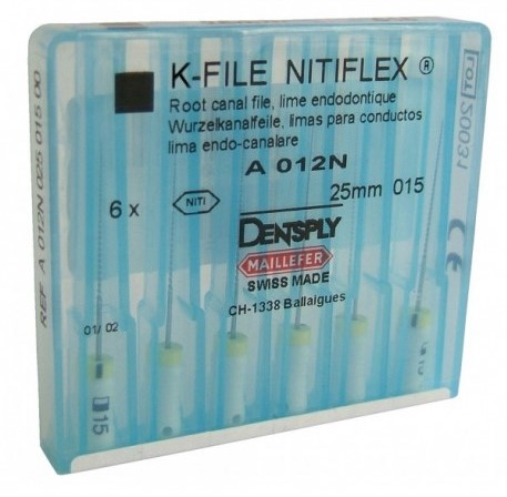 K-File Nitiflex 25mm #25, 6 stk