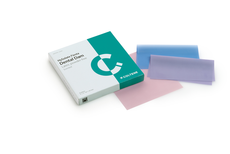 HySolate Fiesta Latex Dental Dam assortert Medium