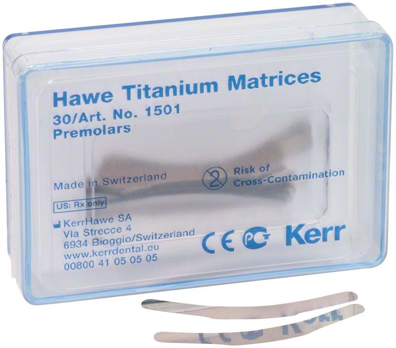 Hawe Titan Matriser Premolar #1501, 30 stk