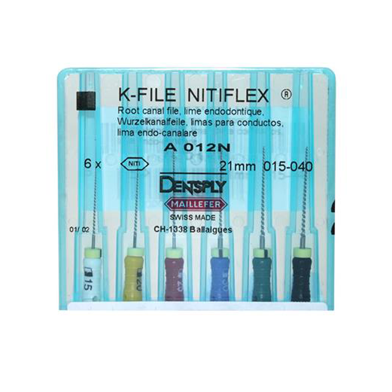 K-File Nitiflex 21mm #15-40, 6 stk