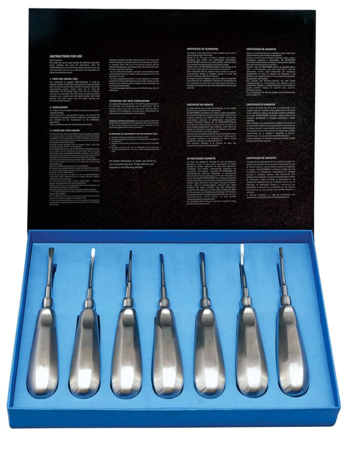 Root Elevator Luxators Set , 7 stk.